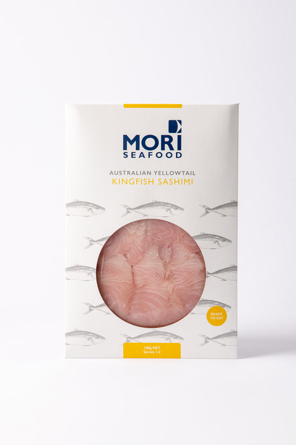 MORI SEAFOOD Yellowtail Kingfish Sashimi Slices Fillets 100g – Windsor ...