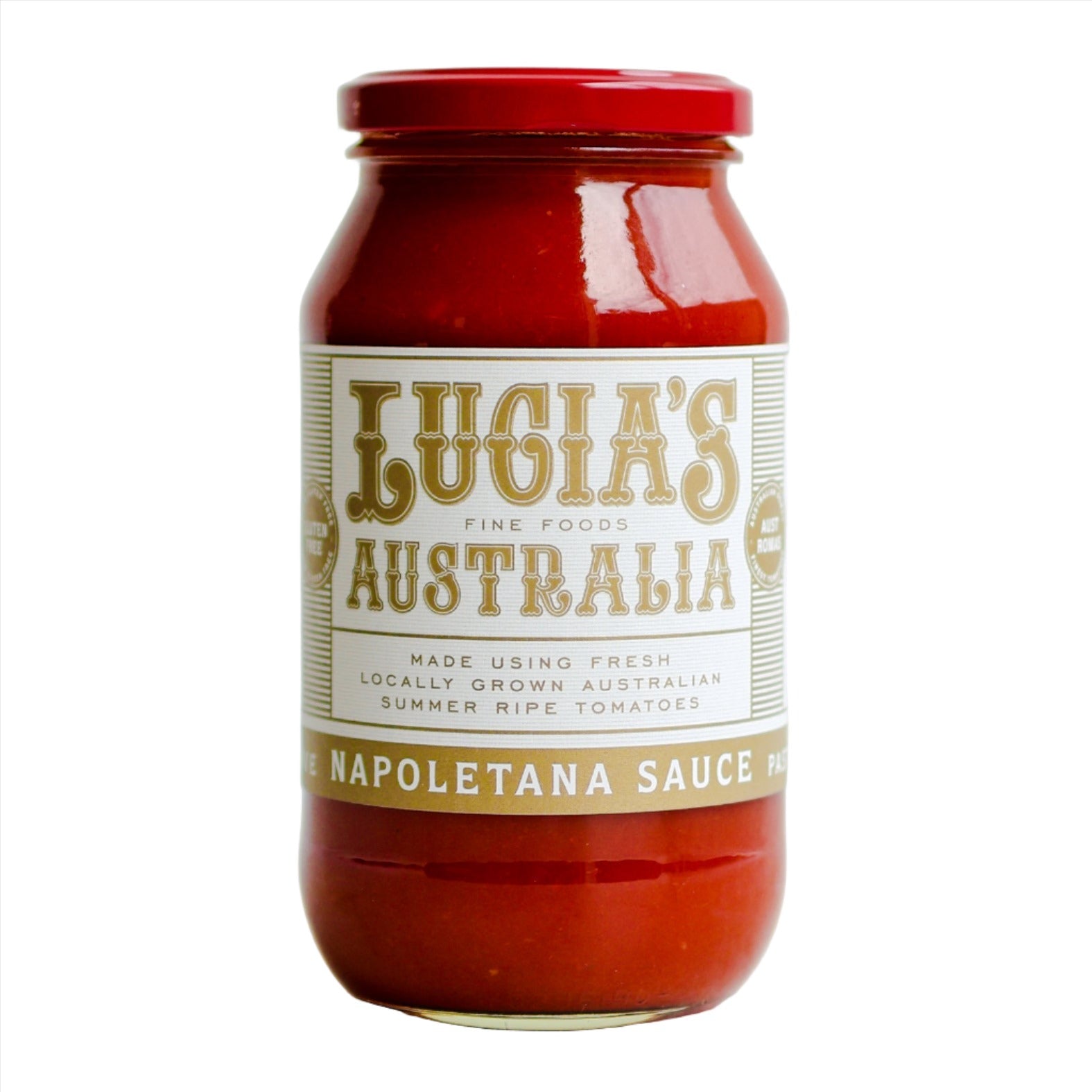 LUCIA’S FINE FOODS Classic Napoletana Sauce 500g – Windsor Meats